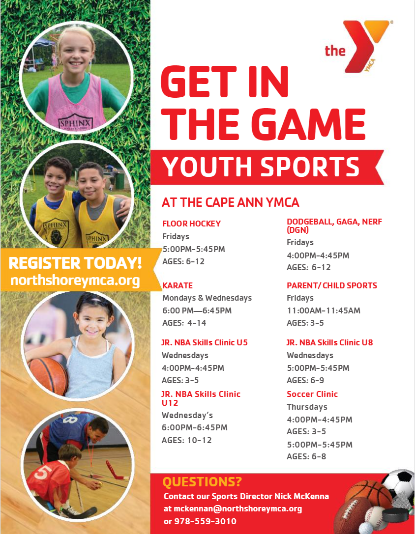 Fall Sports Programs at Cape Ann YMCA! – Cape Ann Wellness